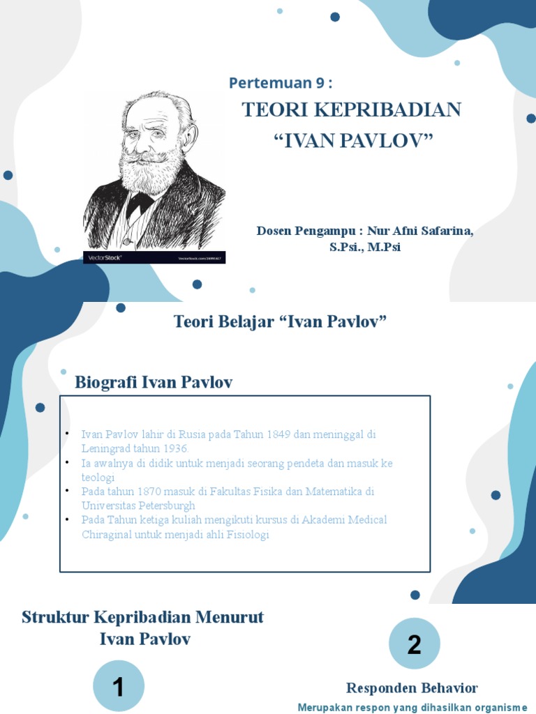 Pert 9. Ivan Pavlov | PDF
