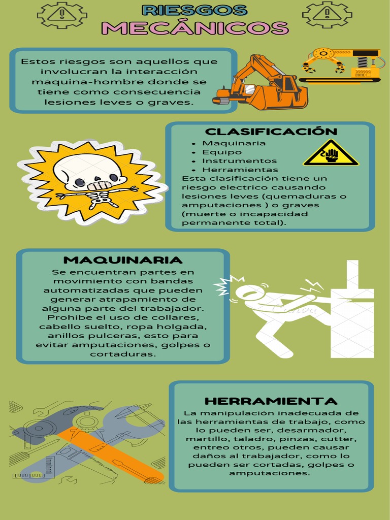 Riesgos Mecánicos | PDF | Herramientas