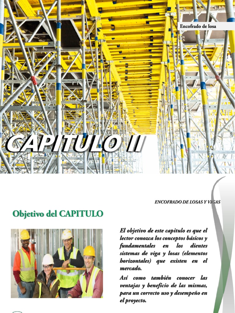 Cap. II Encofrado de Losas y Vigas | PDF