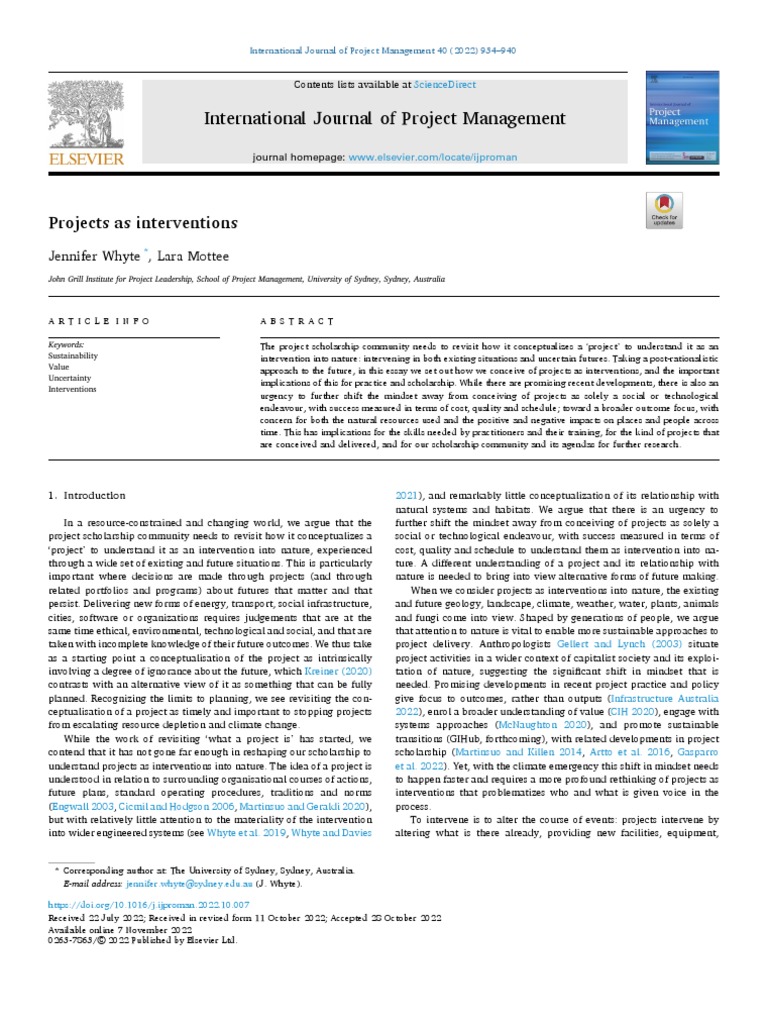 Project Management 2 | Download Free PDF | Sustainability | Mindset