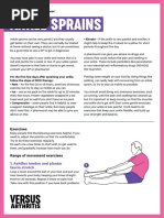 Peroneal Tendonitis Exercises | PDF | Foot | Lower Limb Anatomy