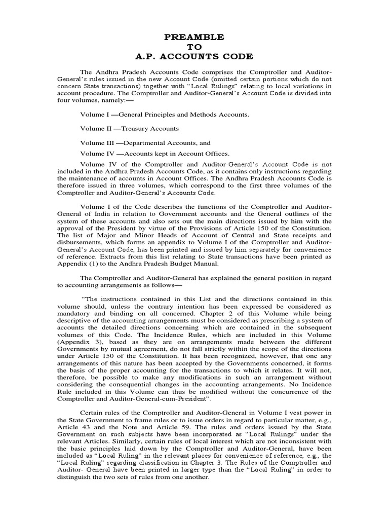 Accounts Code | Download Free PDF | Comptroller | Cost
