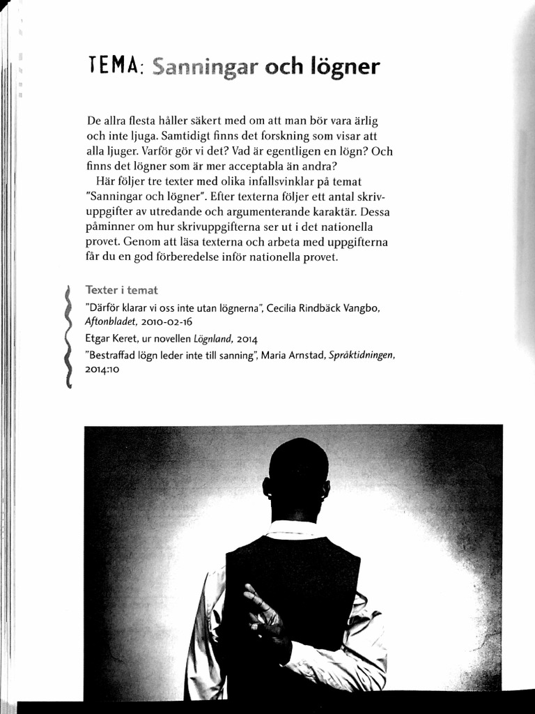 Sanningar Och Lögner - Texter | PDF