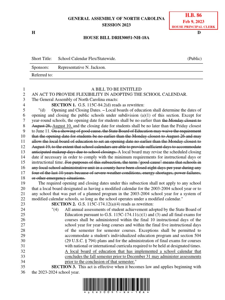 House Bill 86 | PDF | Government | Justice