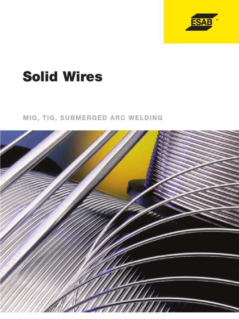 4 ESAB Solid Wires Nov 06 | PDF | Welding | Construction