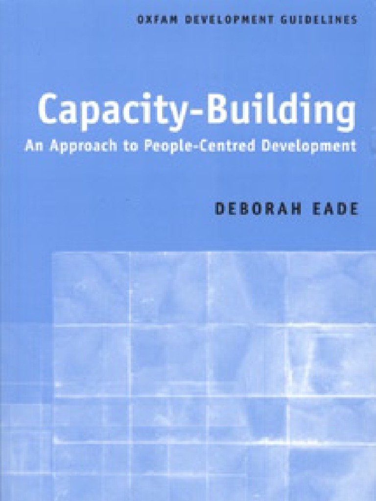 Capacity-Building: An Approach To People-Centred Development | Download ...