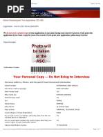 DS-160 Visa Application Sample | PDF | Travel Visa | Zip Code