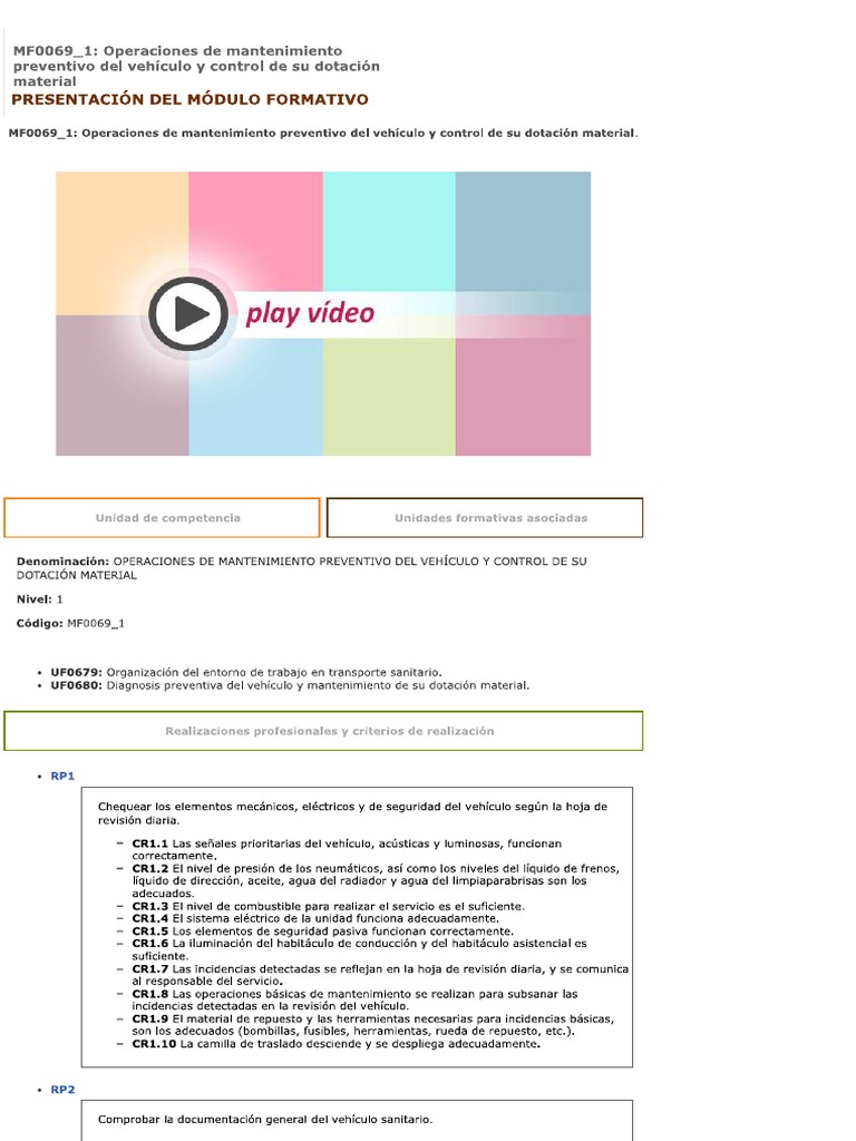 Presentación Del Módulo | PDF