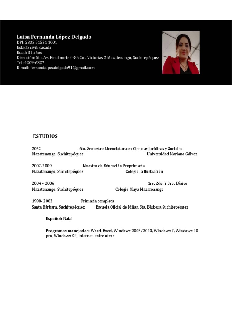 CV Luisa Fernanda Lopez ..... | PDF