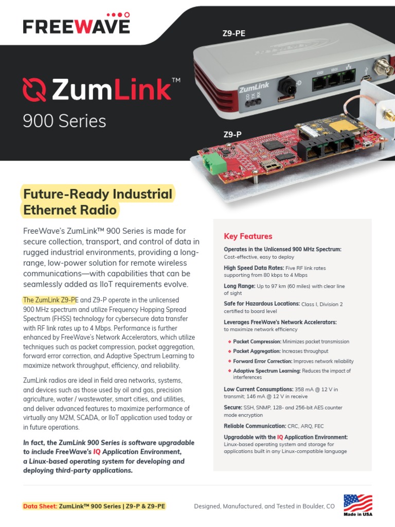 P3. - Freewave z9-PE | PDF | Computer Network | Radio Spectrum