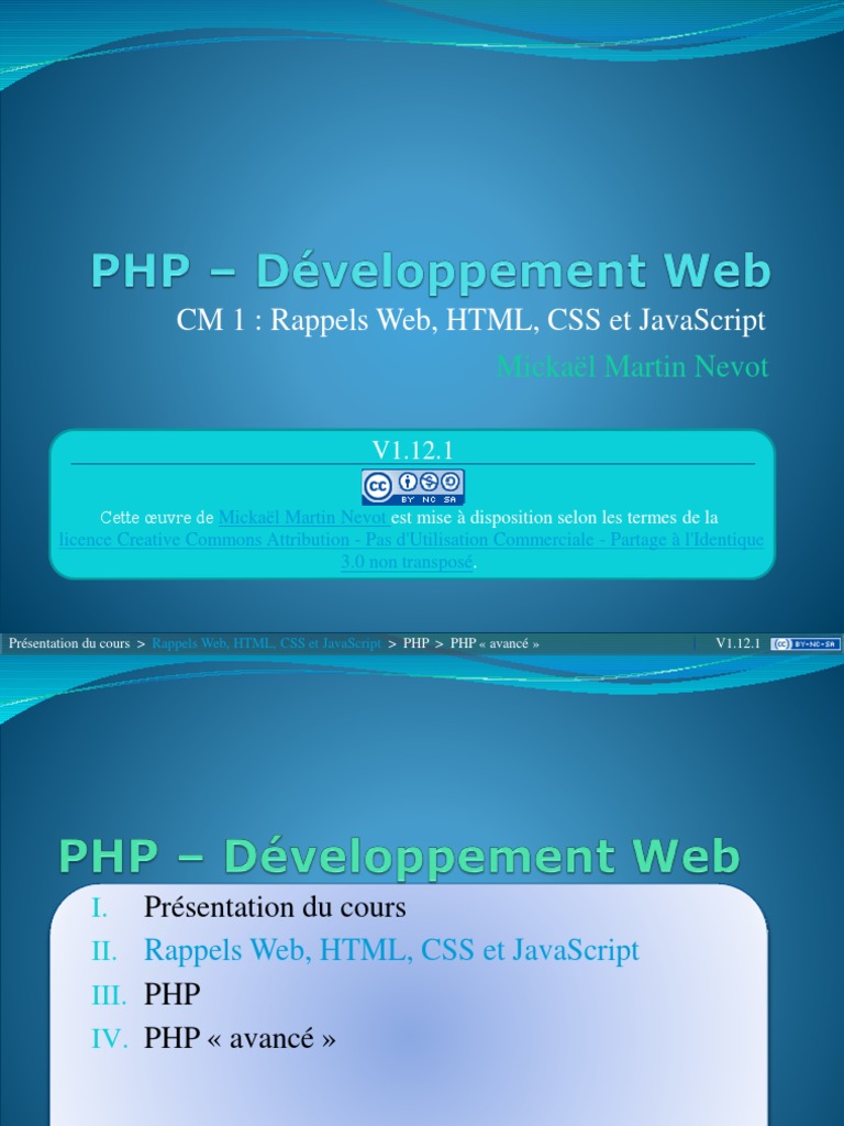 s02 cm1 Rappels Web HTML Css Javascript | PDF | Programmation web | Internet