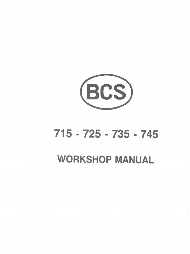 BCS.715 725 735 745 | PDF