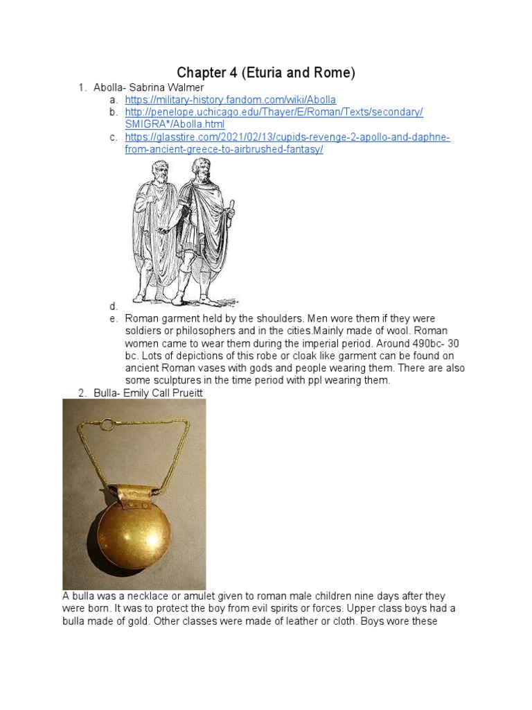 Etruria and Rome | PDF | Cloak | Clothing