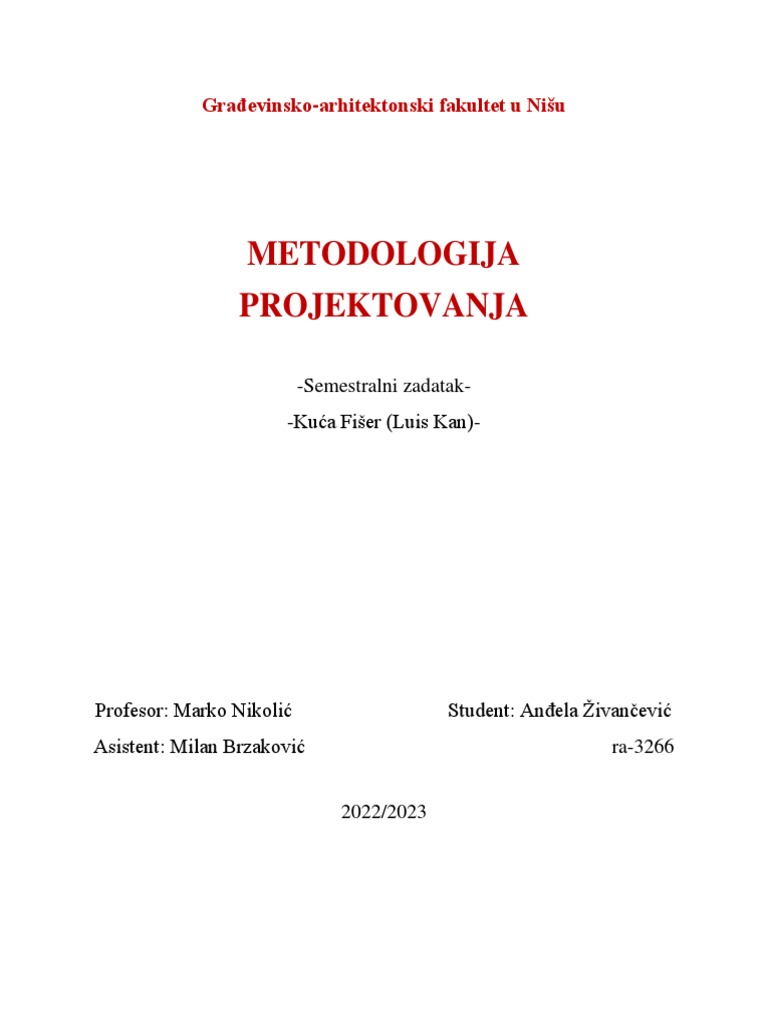 Metodologija Andjela | PDF