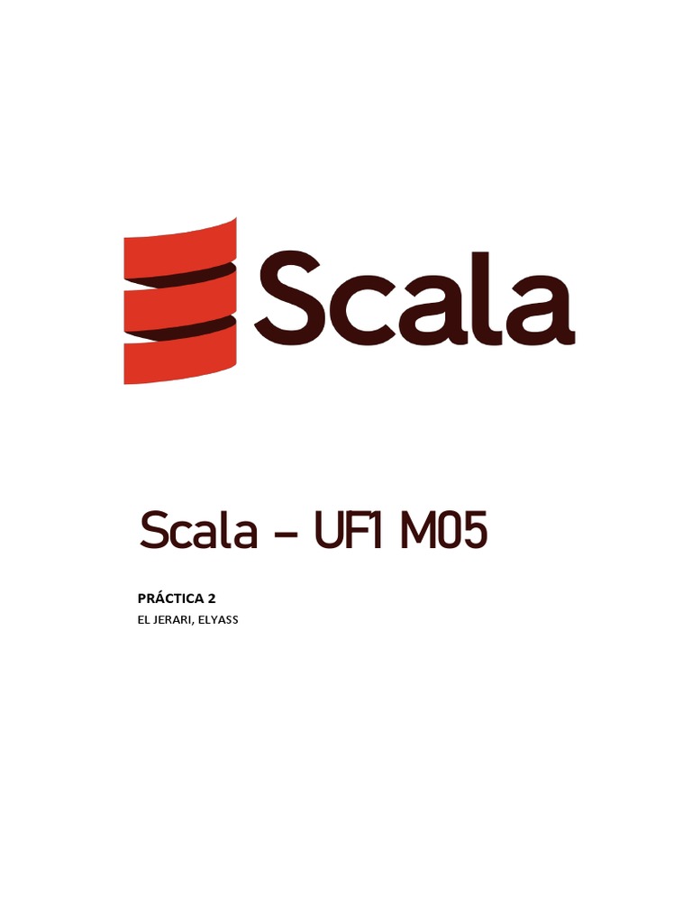 Scala M05 | PDF | Scala (lenguaje de programación) | Lenguaje de programación