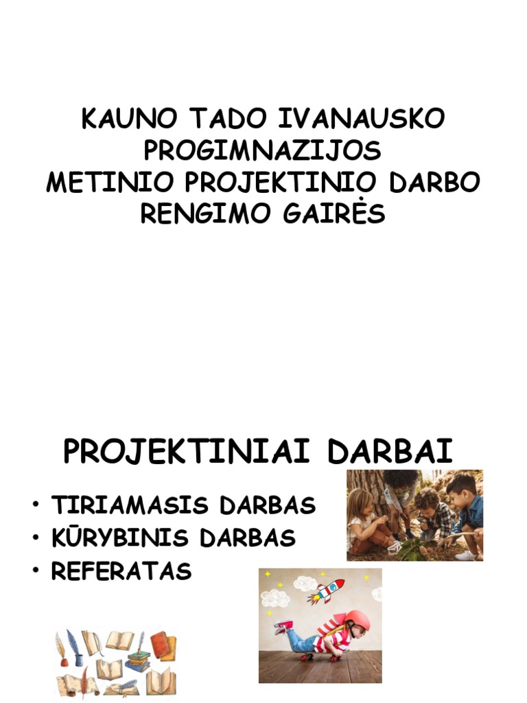 Projektinis Darbas 3 | PDF