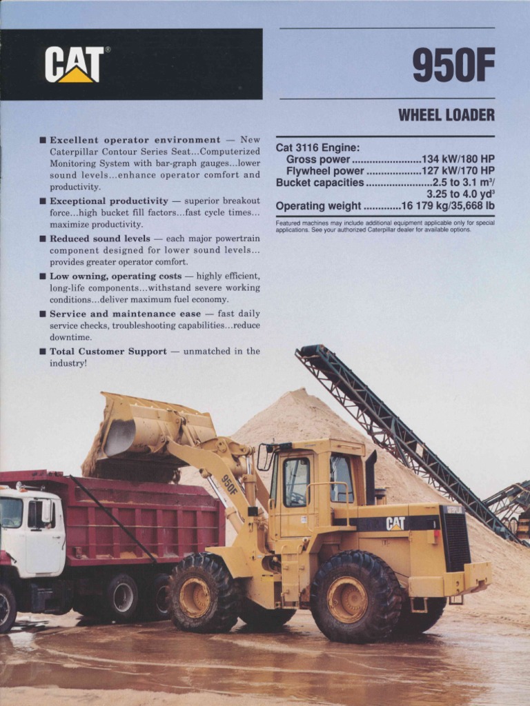 Ficha Técnica 950F | PDF | Axle | Gear