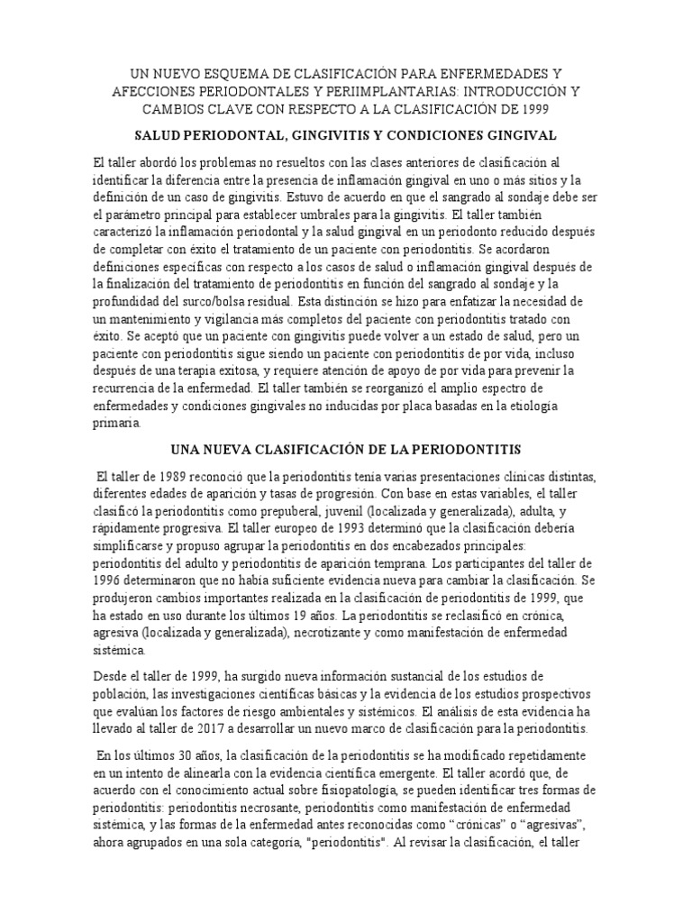 Separata de Perio Clasificacion y Atm | PDF | Articulación | Odontología