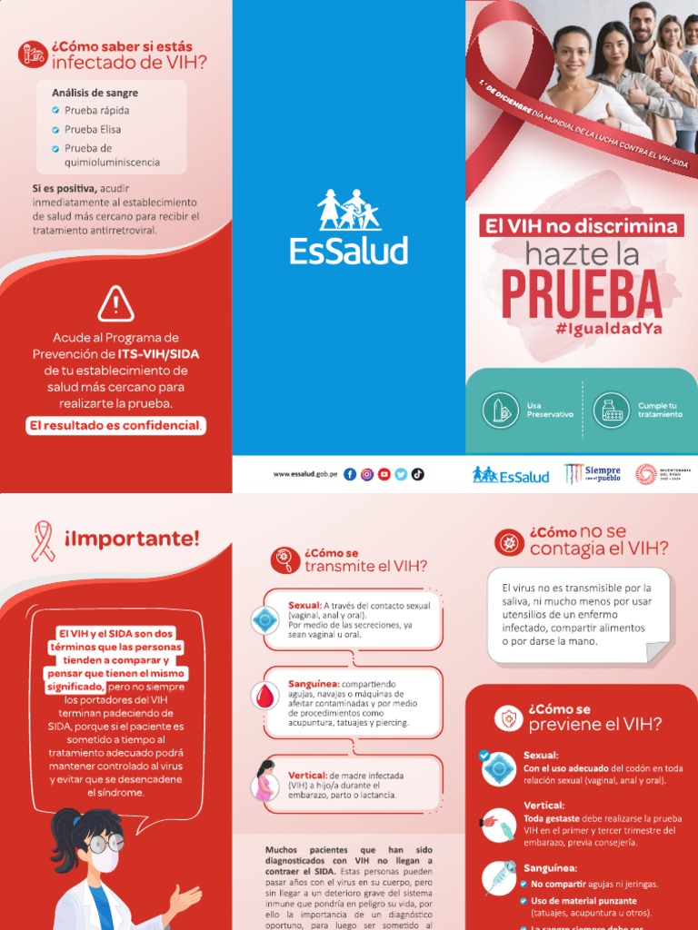 VIH Triptico | PDF