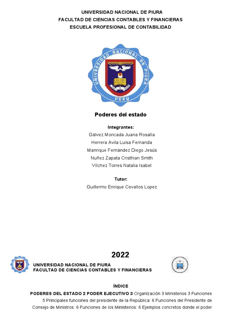 Poder Ejecutivo, Legislativo y Judicial (1) | PDF | Judicaturas | Separación de poderes
