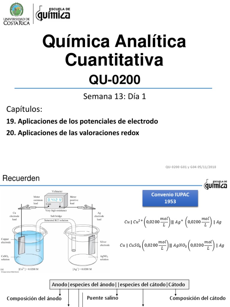 Potenciales de Electrodo y Valoraciones Redox | PDF | Valoración | Química