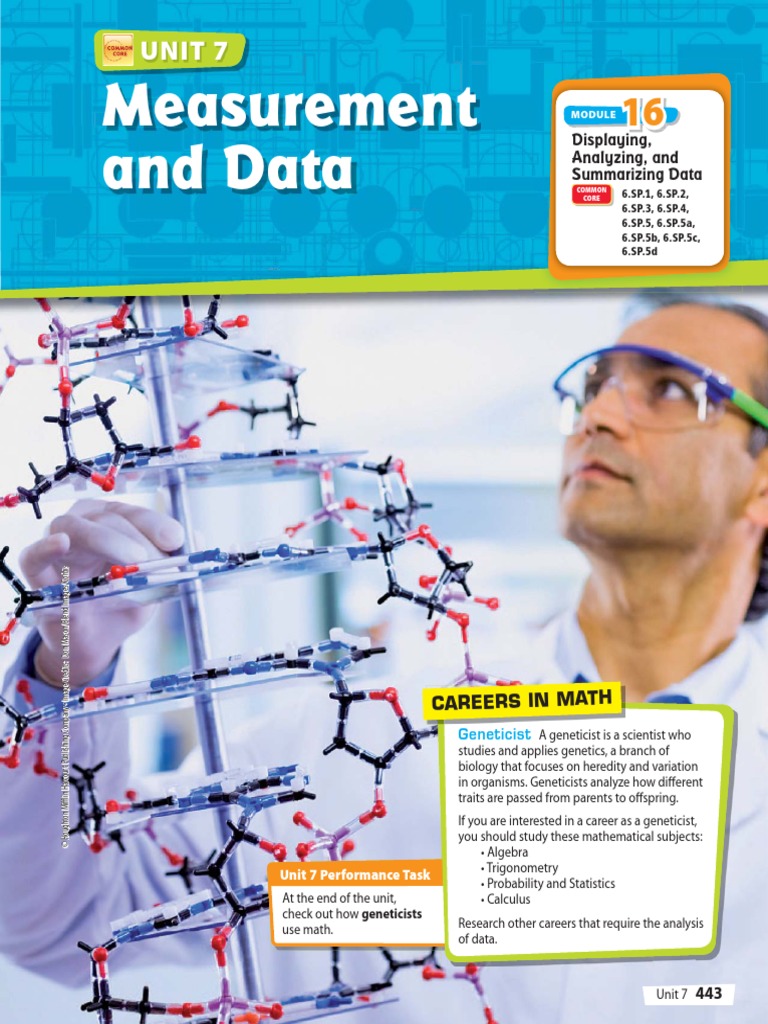 Unit 7 Measurement and Data | PDF | Mean | Histogram