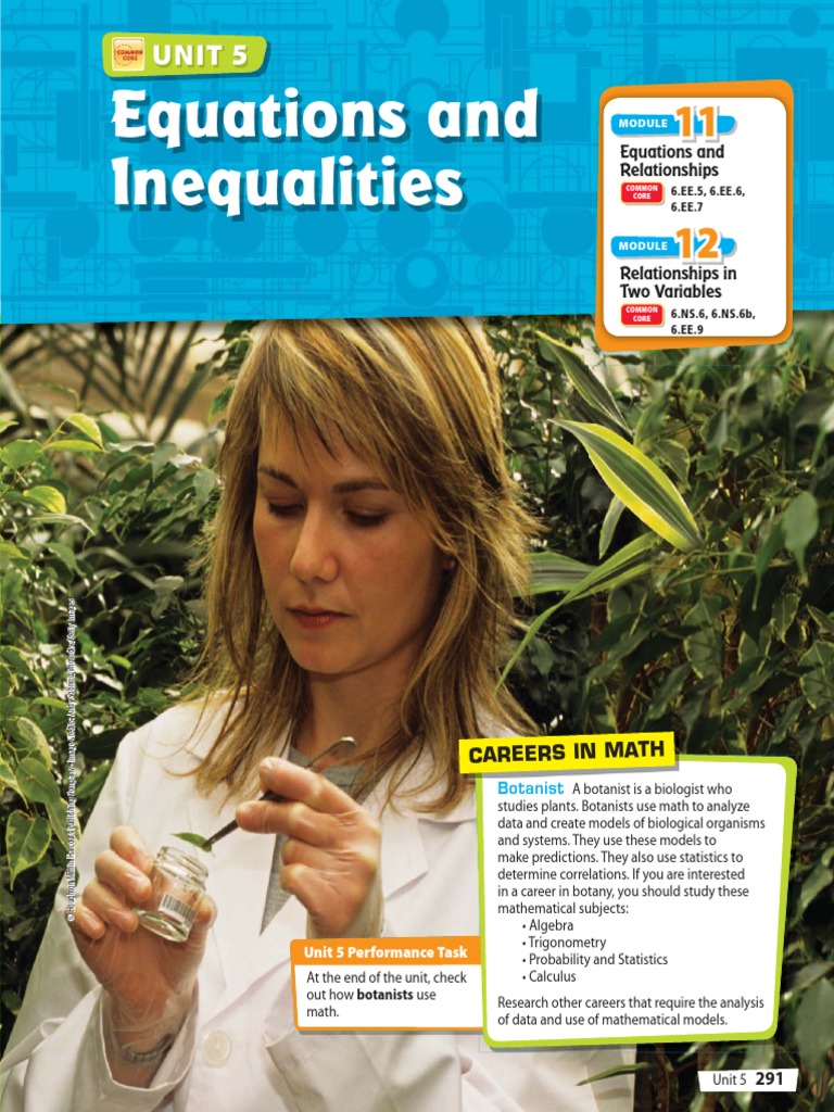 Unit 5 Equations and Inequalities | PDF | Equations | Variable ... Unit 5 Equations and Inequalities | PDF | Equations | Variable ...