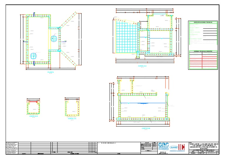 11.01.04. Plano Final Ojo de Agua-Estructuras | PDF | edificio | Material compuesto