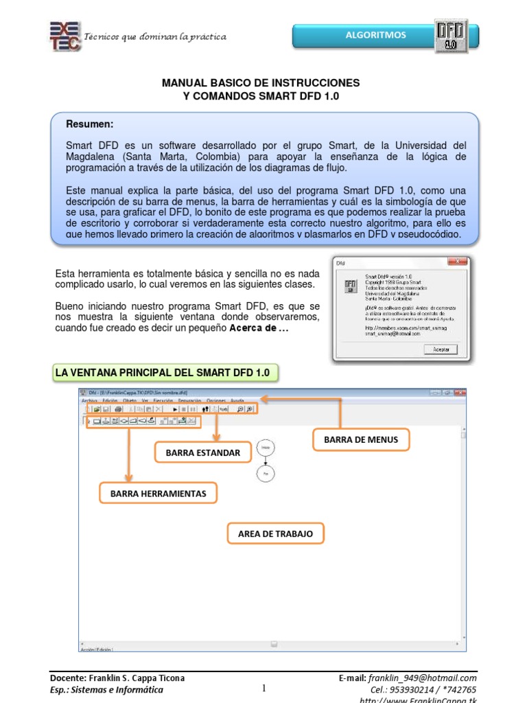 Manual DFD | PDF | Point and Click | Ventana (informática)