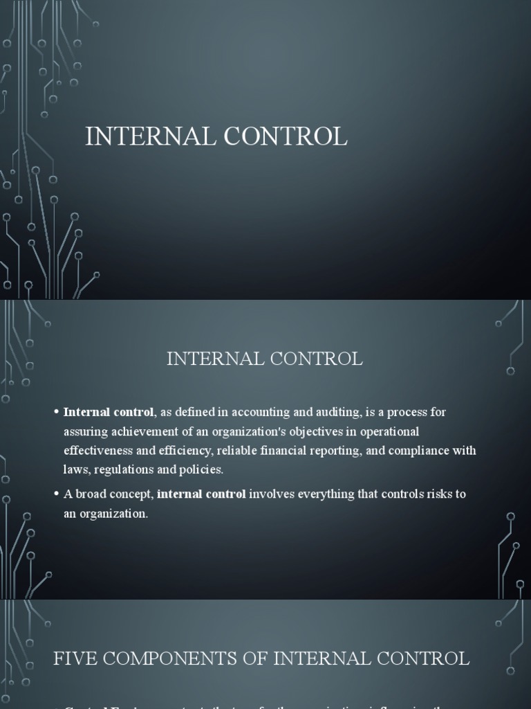 Internal Control | PDF | Internal Control | Audit