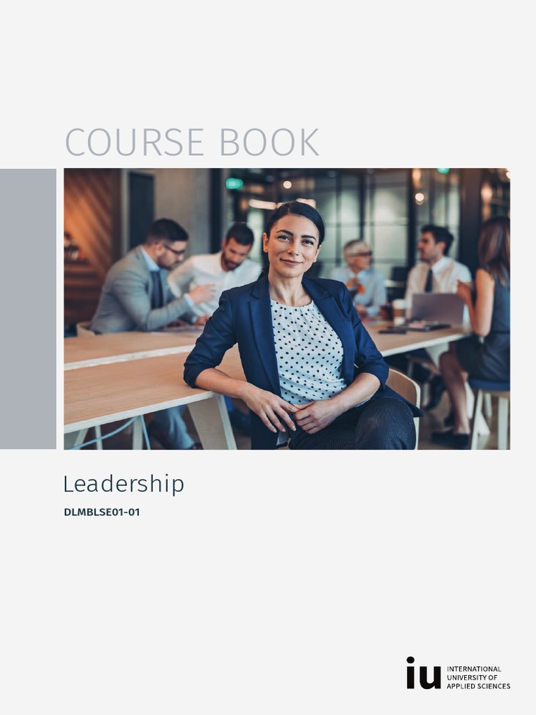 Dlmblse01-01 Course Book | Download Free PDF | Leadership | Grit (Personality Trait)