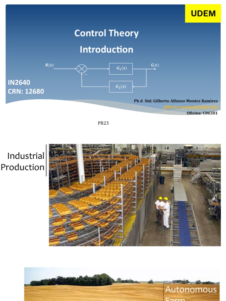 CT - T1 - Introduction To Control Systems | PDF | Control System ...