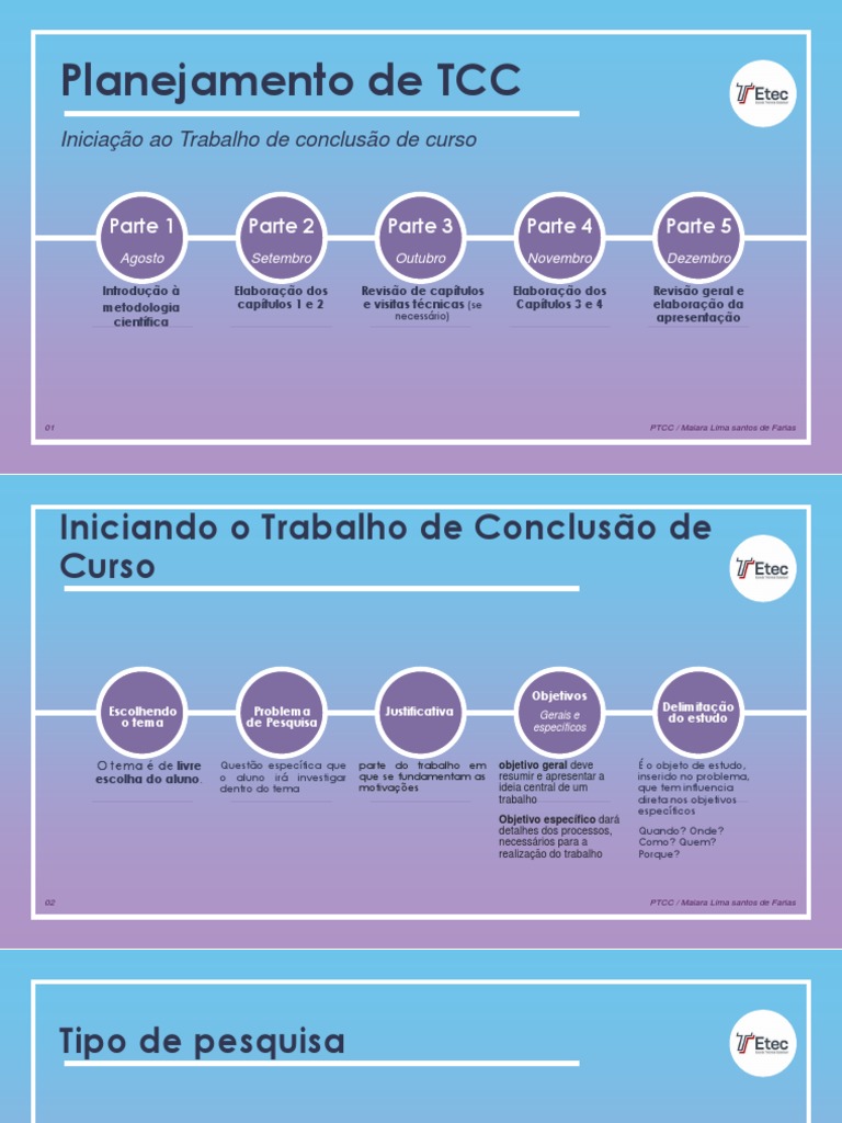 Planejamento de TCC | PDF | Science