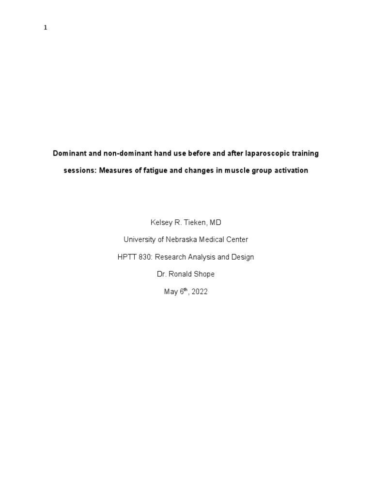 Tieken Finalproposal | PDF | Science & Mathematics