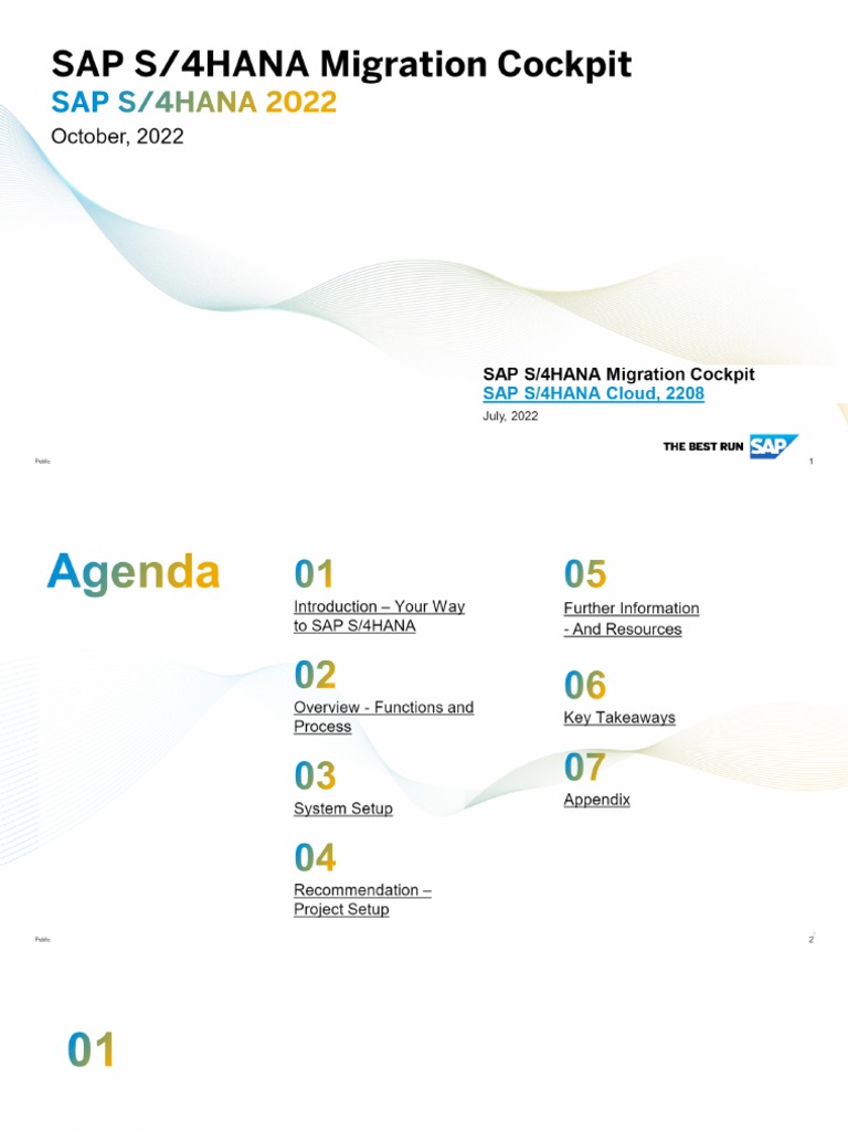SAP S - 4HANA Migration Cockpit - Migrate Your Data To SAP S - 4HANA | PDF