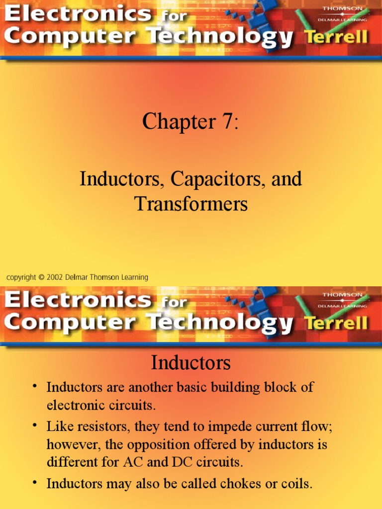 Inductor Capacitor and Transformer | PDF | Inductor | Capacitor