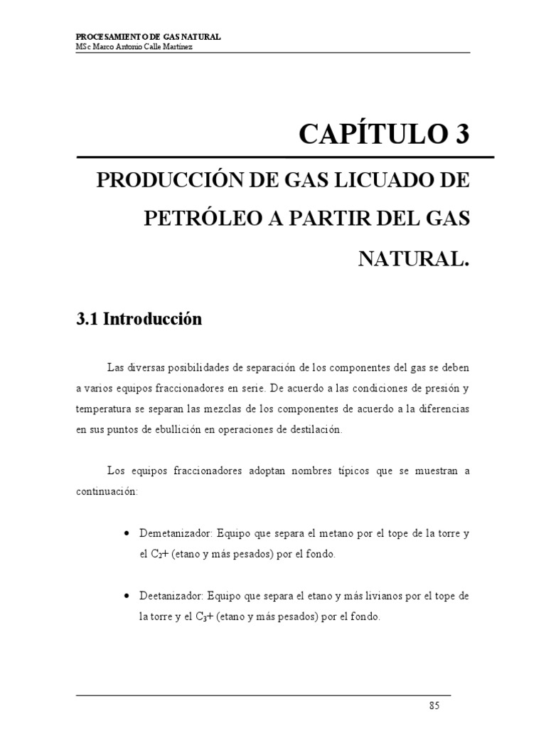 Capitulo 3 - GLP | PDF | Gas de petróleo licuado | Petróleo