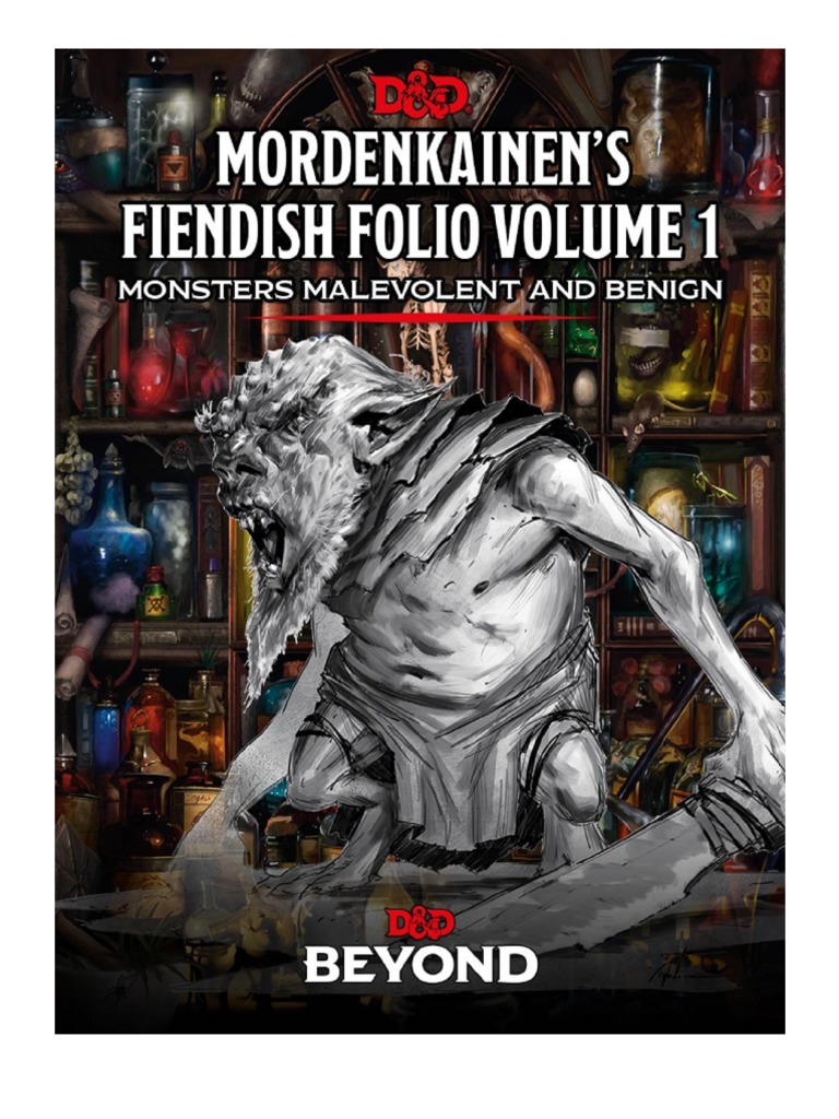Dungeons & Dragons D&D 5E 5th Ed - Mordenkainen's Fiendish Folio Vol. 1 ...