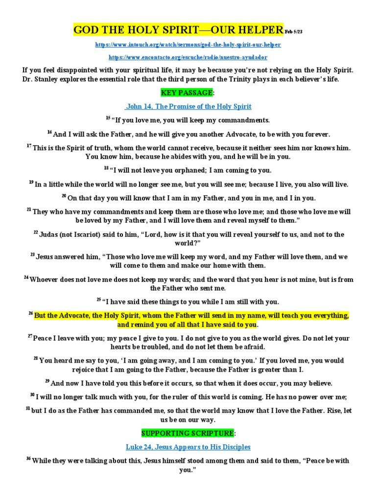 The Helper of Believers: How the Holy Spirit Empowers and Guides ...