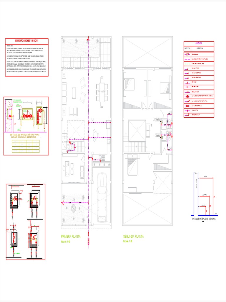 IS01 Plano de Agua Potable - Alumnos - 2-Model | PDF | Tubería ...
