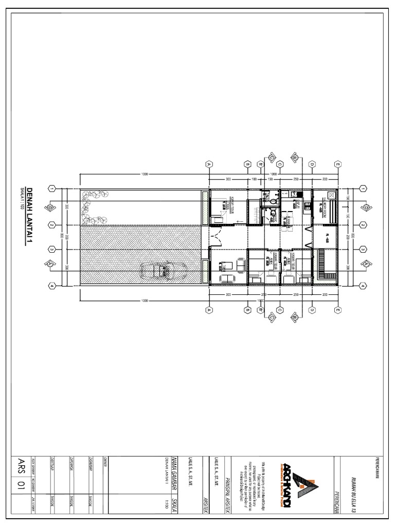 Gambar DED Rumah Tinggal | PDF