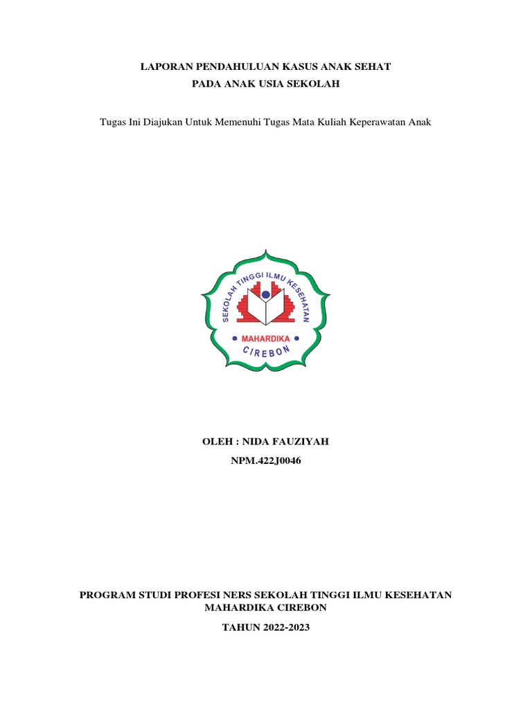 LP Anak Sehat | PDF | Kesehatan Holistik