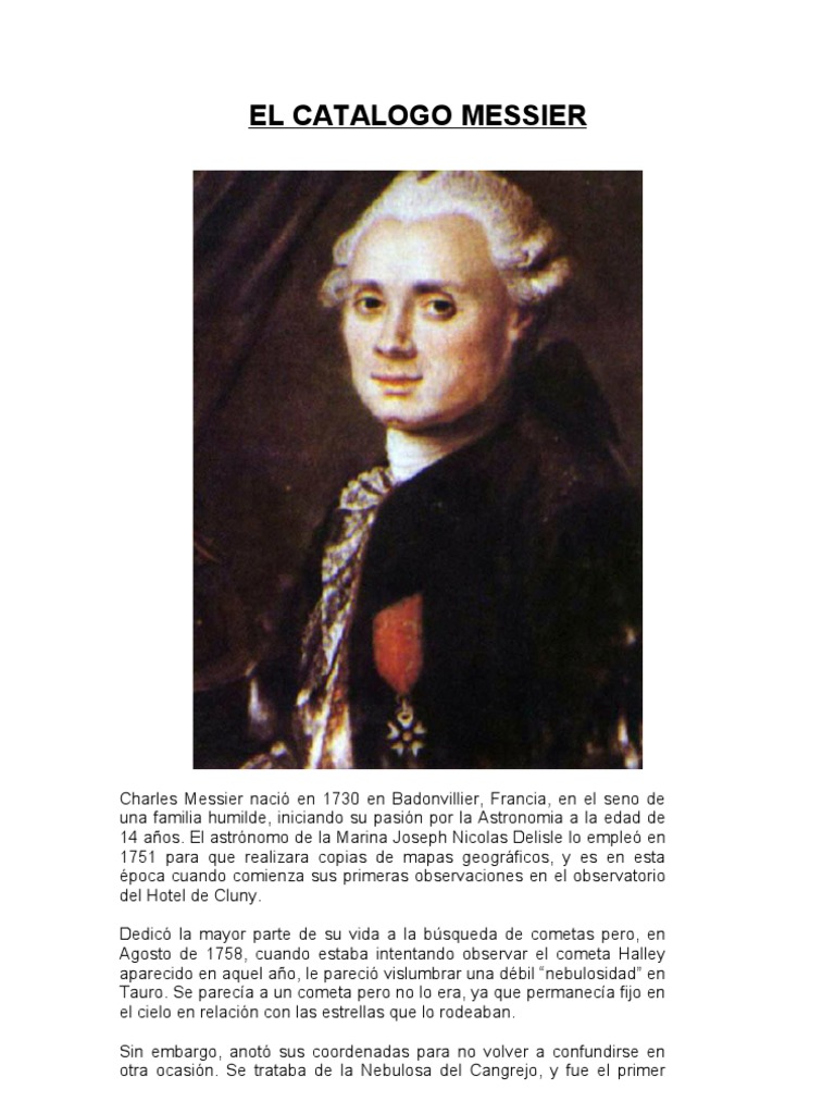 El Catálogo Messier | PDF | Constelación | Nebulosa