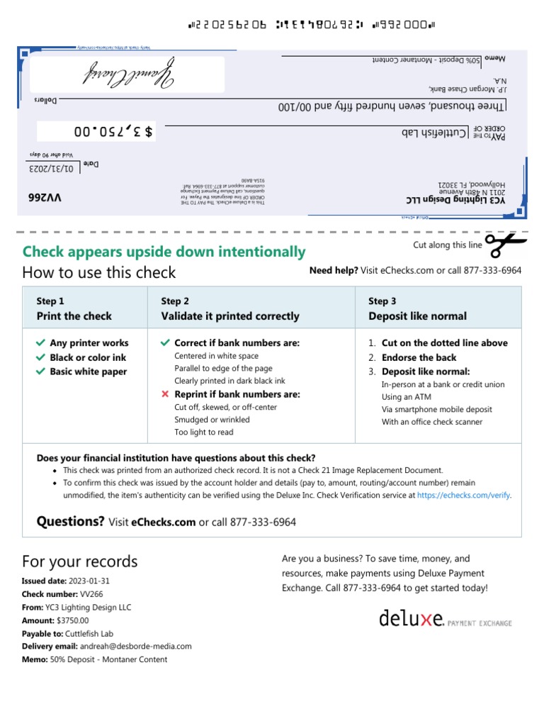 Check | Download Free PDF | Cheque | Financial Services