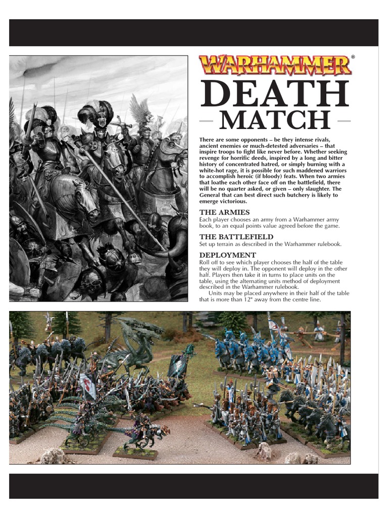 warhammer death match | PDF | Military