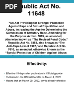 R A 11930 - Anti OSAEC and Anti CSAEM Act 1 | PDF | Rights | Human Rights
