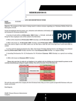 Announcement For Early Cut Off | PDF