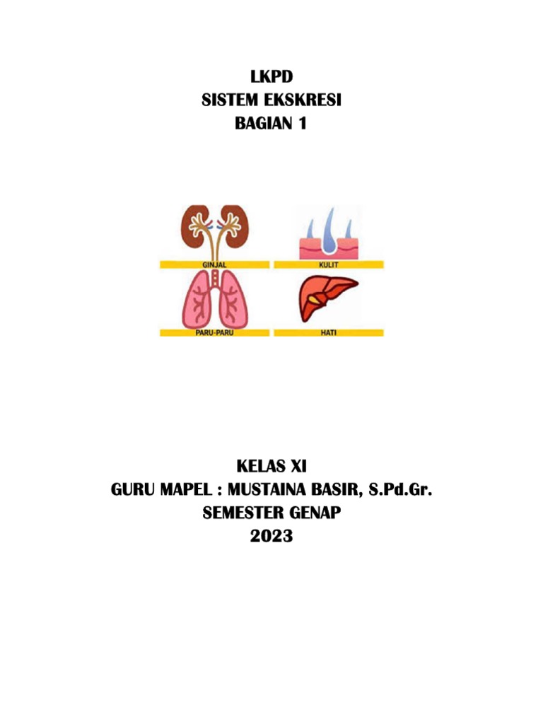 LKPD Ginjal Sistem Ekskresi | PDF