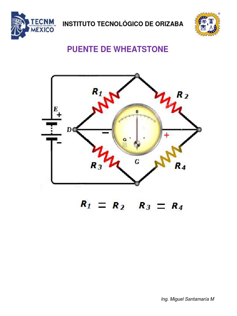 Puente de Wheatstone 2 | PDF | Ciencias fisicas | Física Aplicada e ...