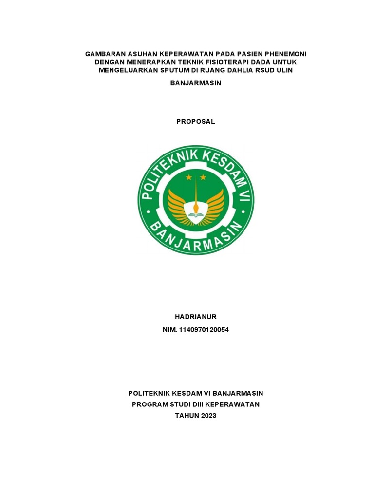 Format Propoal Kti | PDF | Sains & Matematika